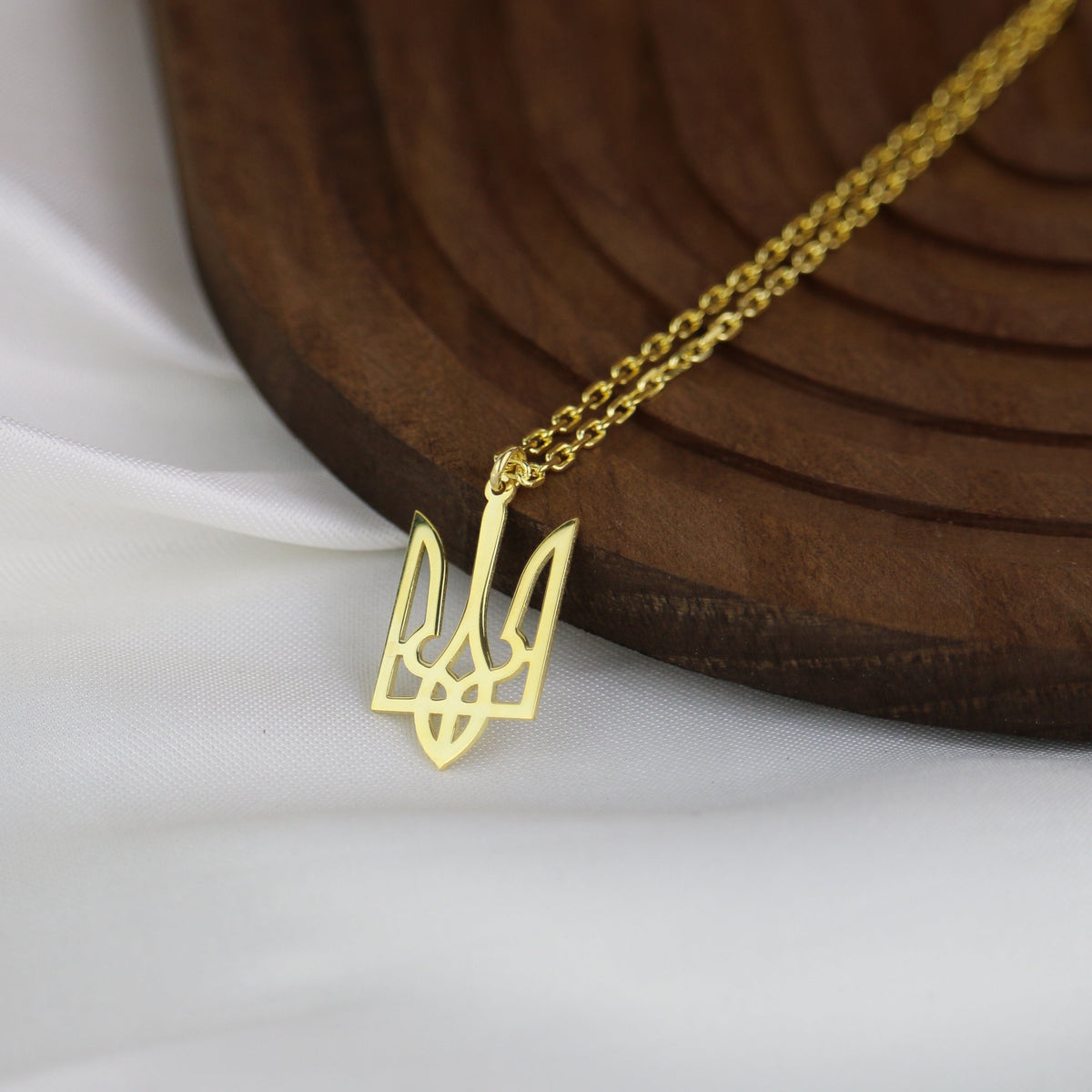 Trident Necklace on Thick Chain for Men Sterling Silver | Taras Lesya ...